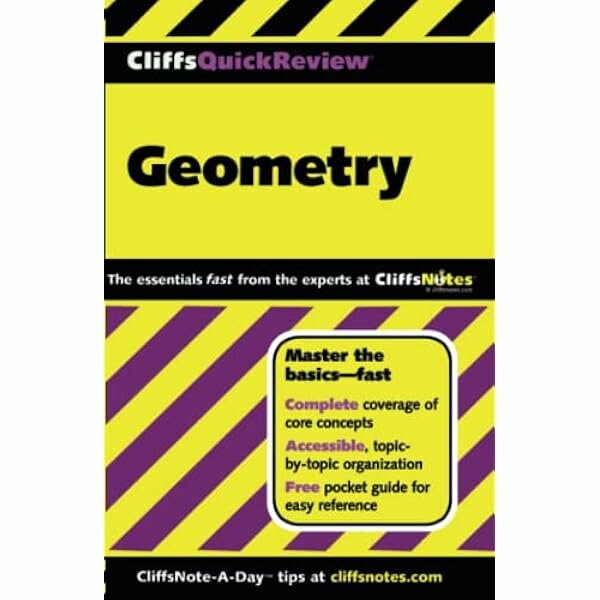 CliffsQuickReview Geometry (Cliffs Quick Review (Paperback))，Reprinted paperback book