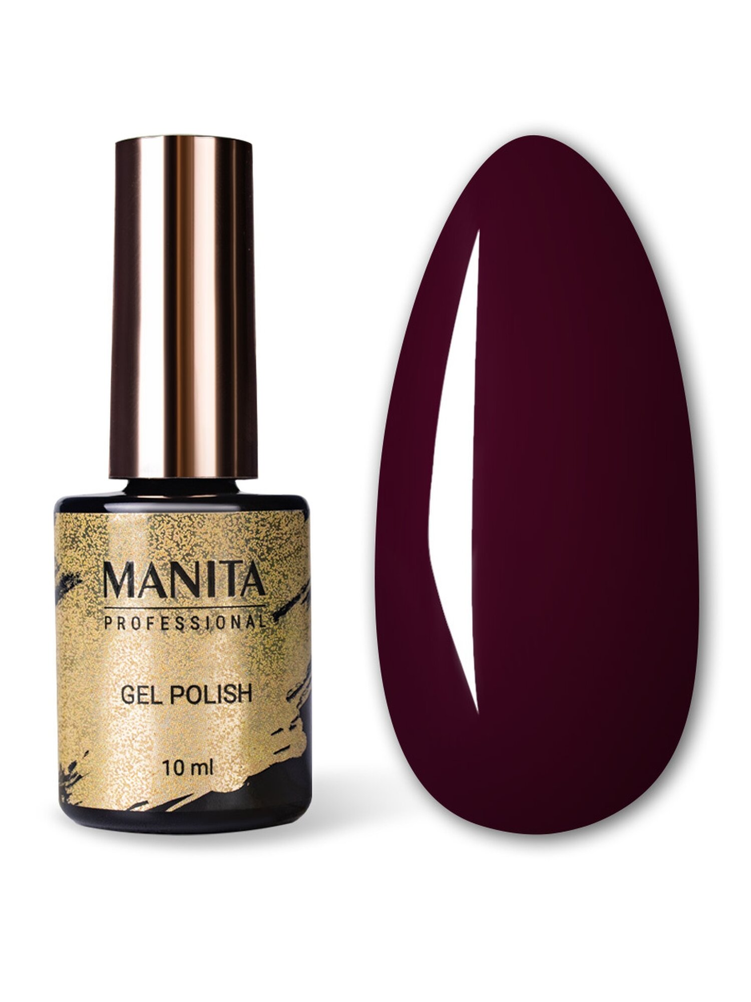 Гель лак Manita CLASSIC №041 "AMSTERDAM" 10 мл, глянцевый, бордовый
