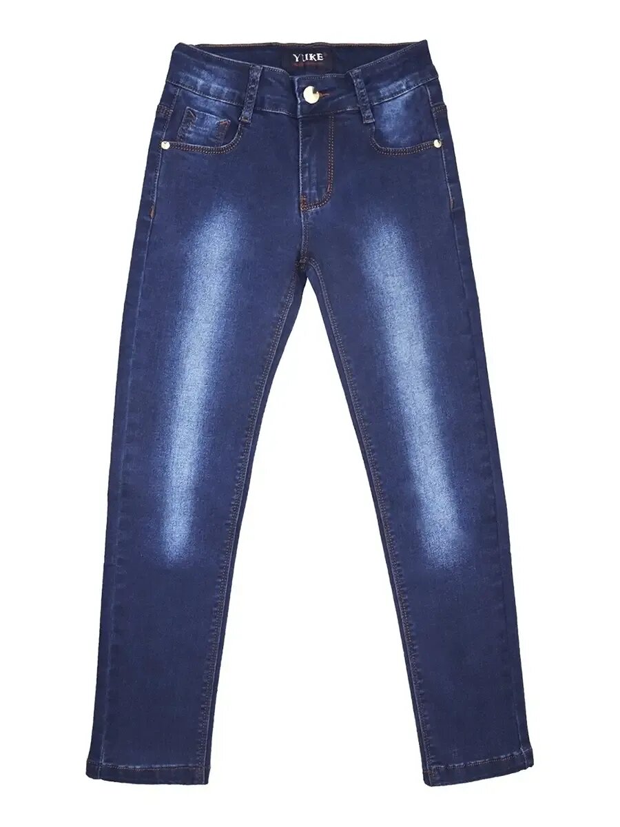 Джинсы Yuke jeans темные джинсы