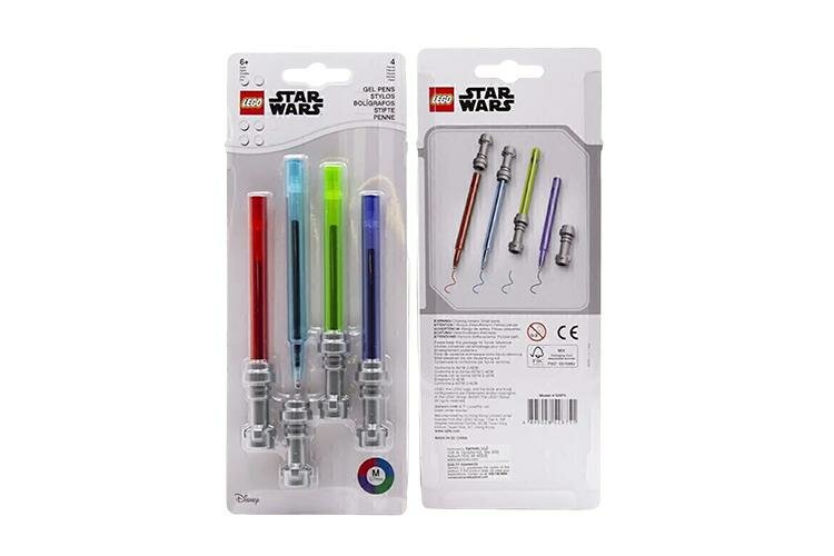 Набор из 4 гелевых ручек унисекс LEGO Star Wars Lightsaber 0.7 мм 552879730