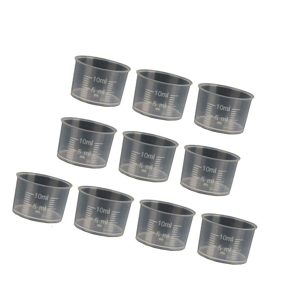 Мерный цилиндр жидкости, 5 шт, 10ml