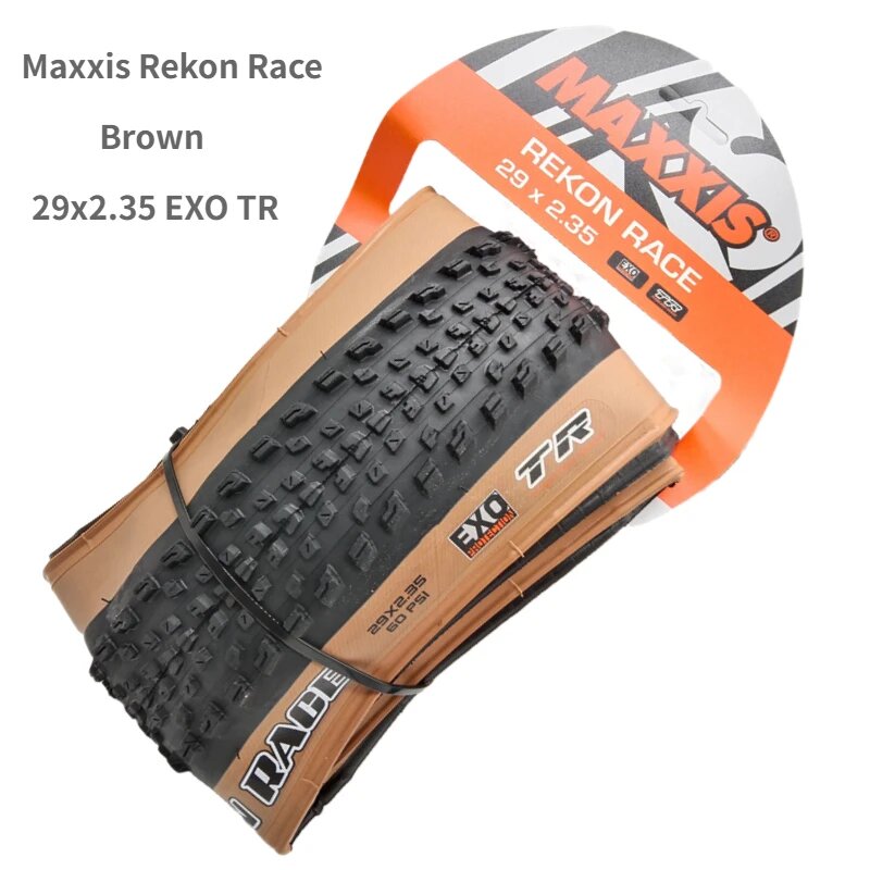 Maxxis Rekon Race 29x2.35 EXO TR коричневая MTB шина