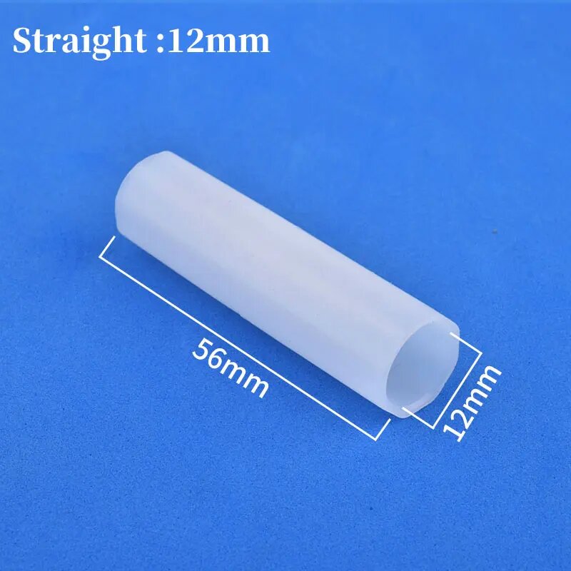 Белый пластиковый соединитель для орошения 12 мм, Straight, 5Pcs