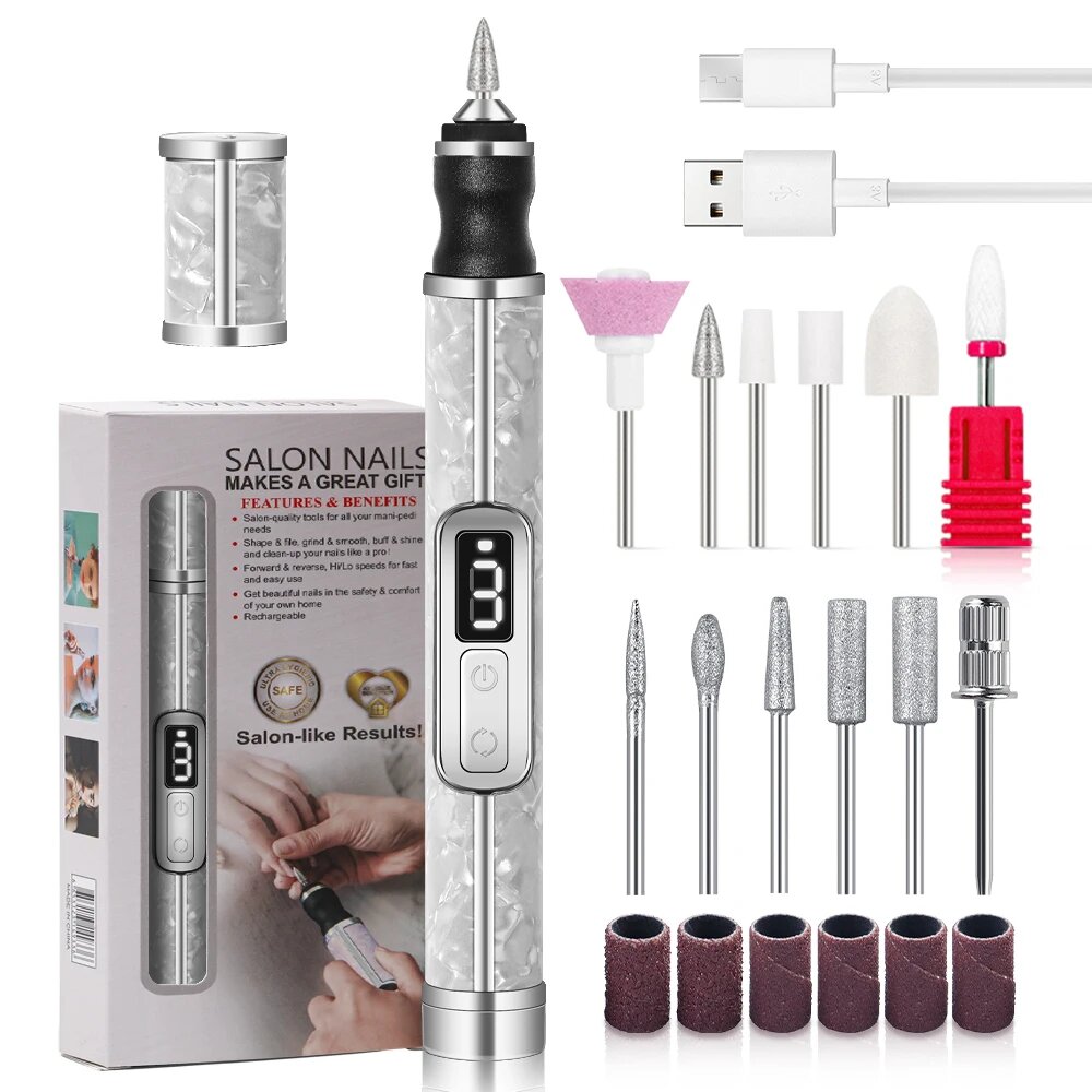 Электрическая дрель для маникюра DUTRIEUX 8810 Plus White