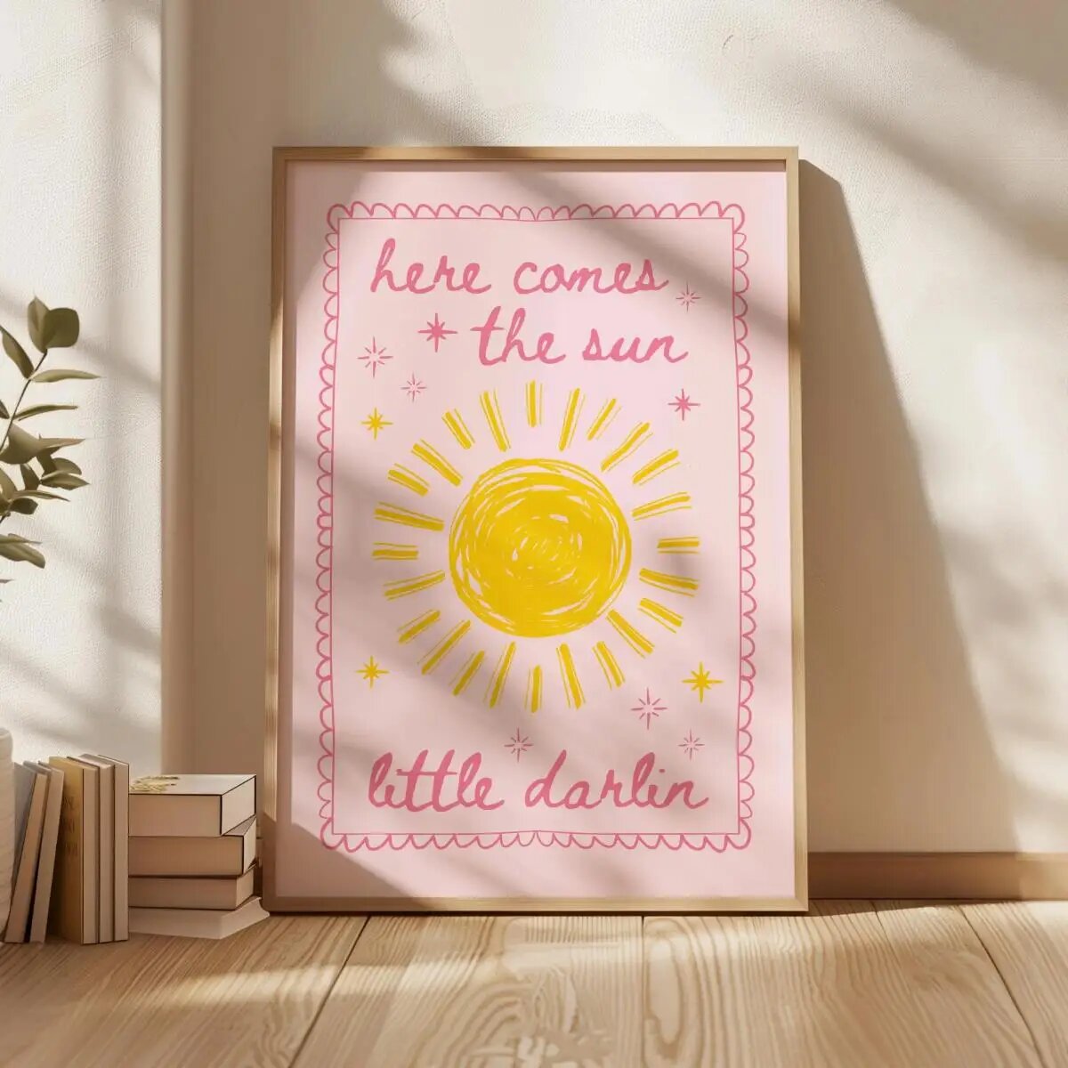 Солнечная картина "Here Comes the Sun", 50x70см, T81098-02