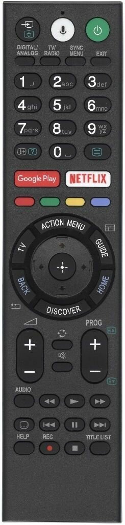 Голосовой пульт RMF-TX300E для телевизоров SONY /Android TV / Андроид ТВ.