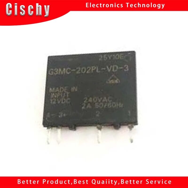 Реле cischy G3MC-202PL-VD-3 12VDC 5 шт.