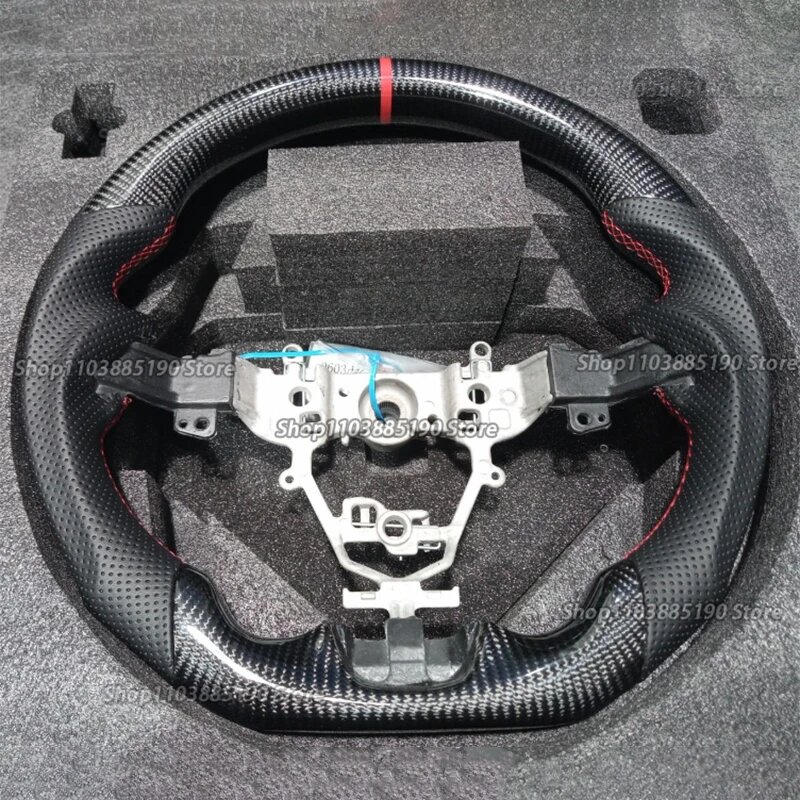 Светодиодный руль из углеродного волокна для Suzuki Jimny JB64 Sierra JB74W 2018-2023 Carbon Fiber
