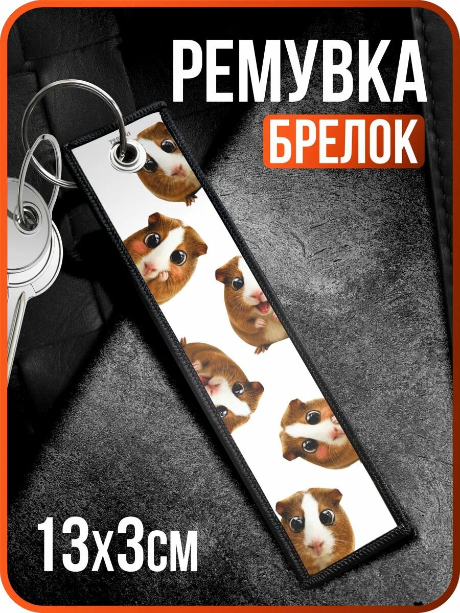 Брелок ремувка Плаксик морская свинка мем