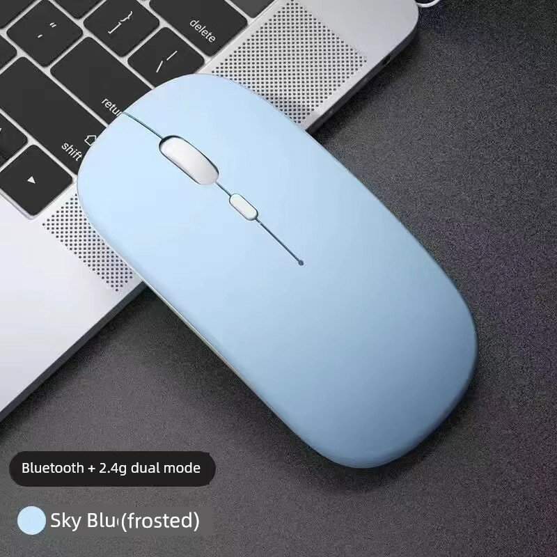 Беспроводная Bluetooth-мышь для планшетов Huawei MatePad Air 12 (BKY-W00), перезаряжаемая, синяя, совместима с Huawei