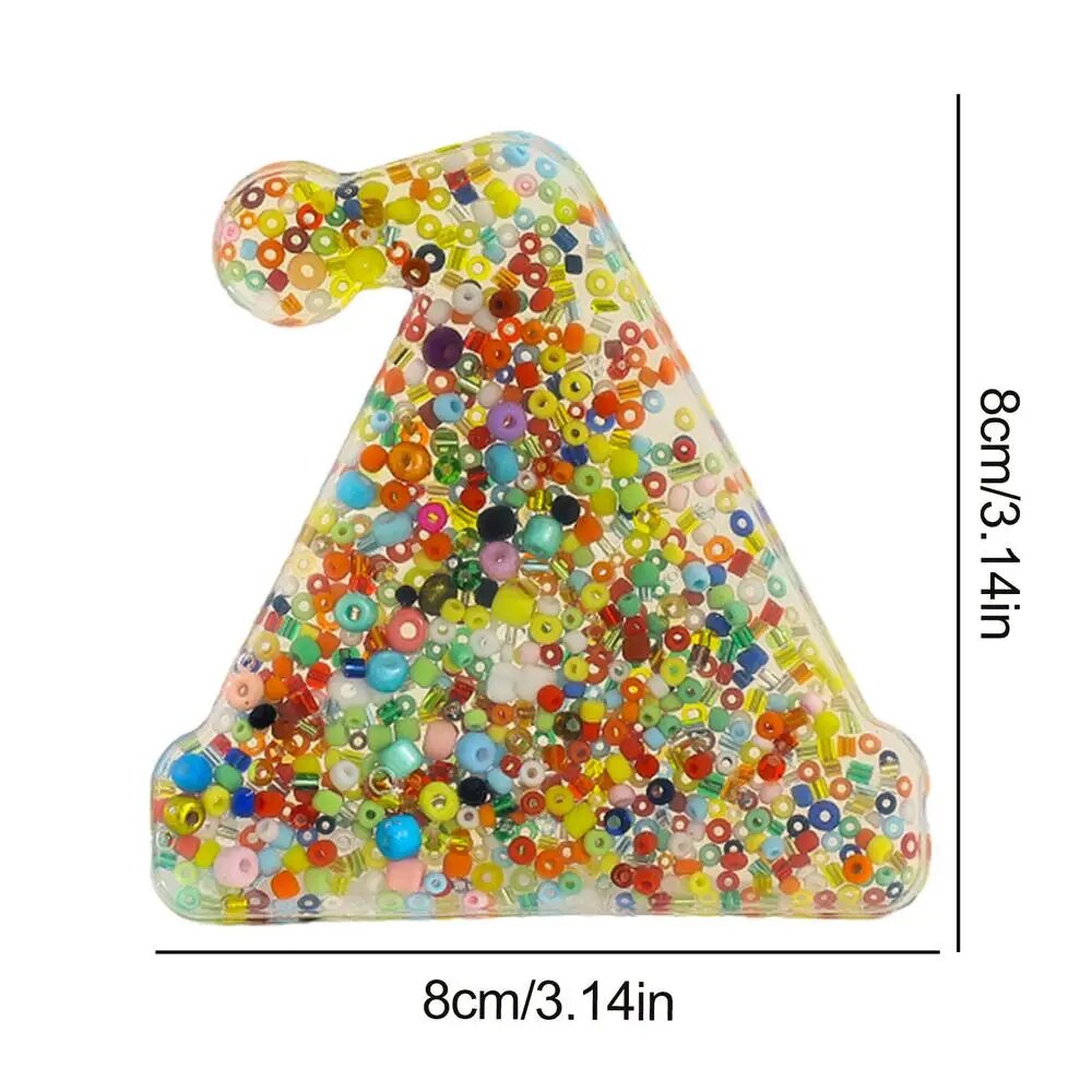 Силиконовые сжимаемые бусины Picky Pad santa hat