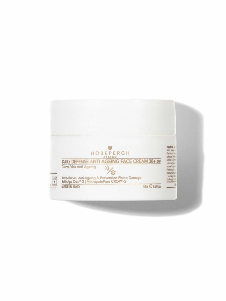 HOBE PERGH Daily Defense Anti Ageing Face Cream SPF 30+ - Антивозрастной крем для лица с SPF 30+, 50 мл