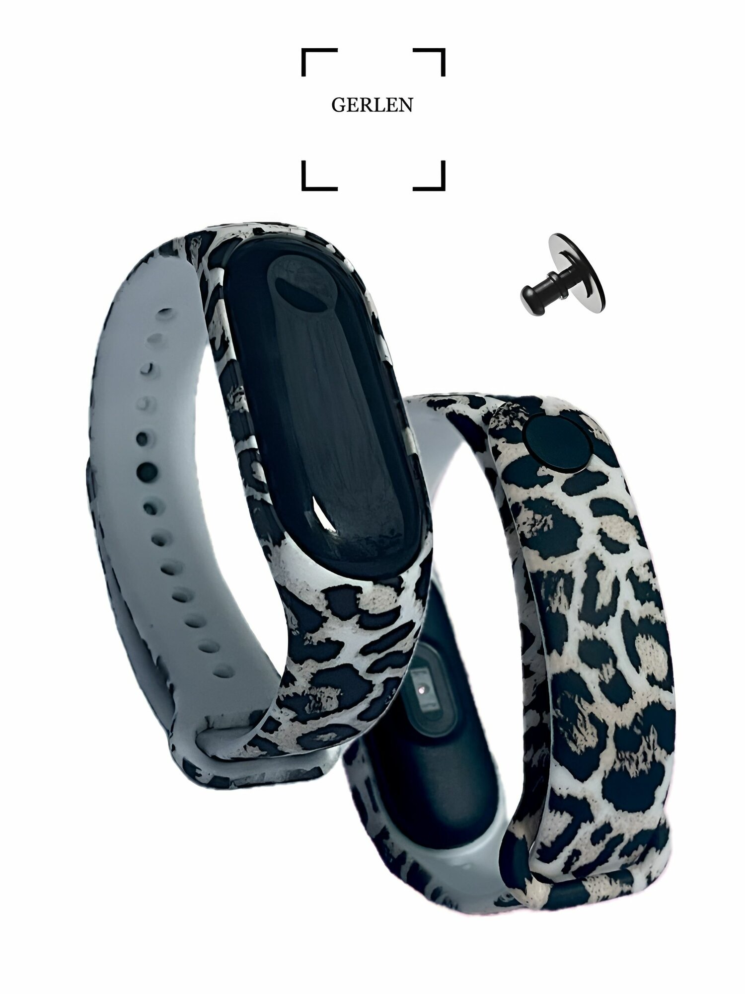 Силиконовый ремешок на Xiaomi Mi Band 7, для фитнес браслета Xiaomi Mi Band 7, Ми Бэнд 7 силиконовый ремешок для смарт (умных) часов с рисунком
