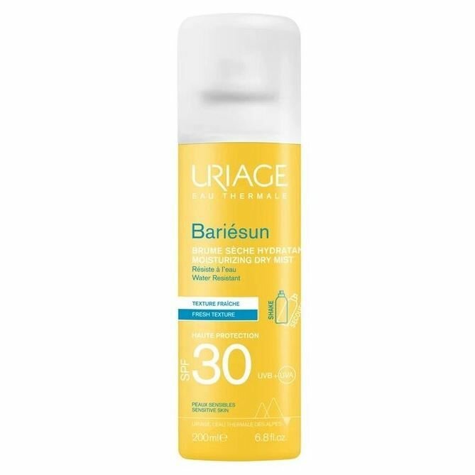 Uriage Сухая дымка-спрей Bariesun Moisturizing Dry Mist SPF30, 200 мл