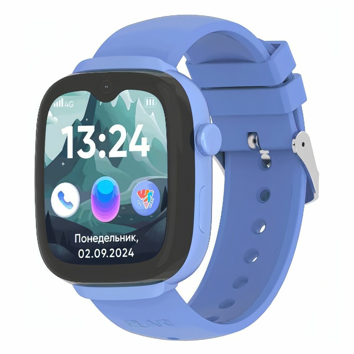 Часы с GPS трекером Elari KidGram Watch 4G Blue