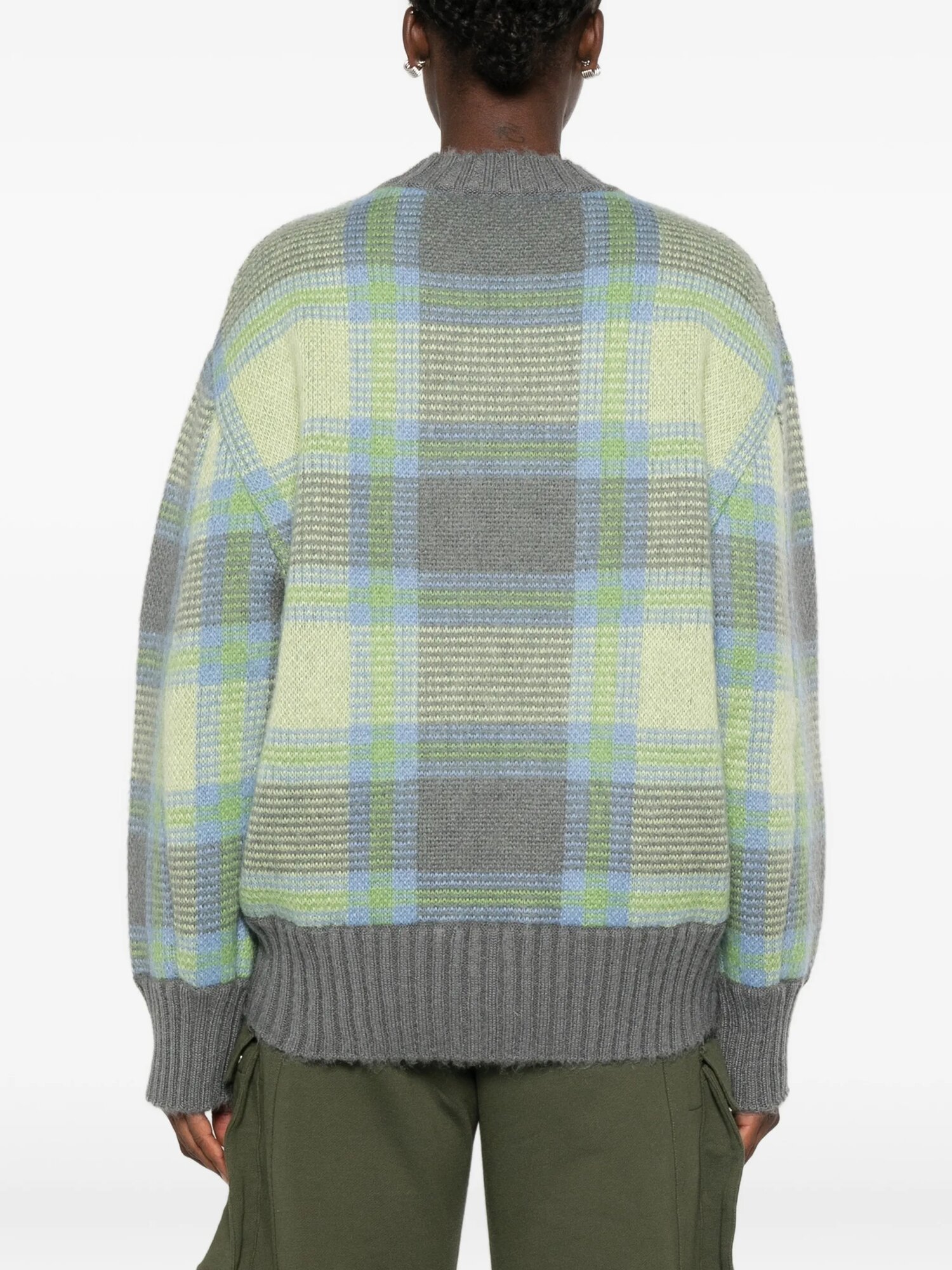 Свитер The Attico Check-pattern sweater, размер 40 — фото 1