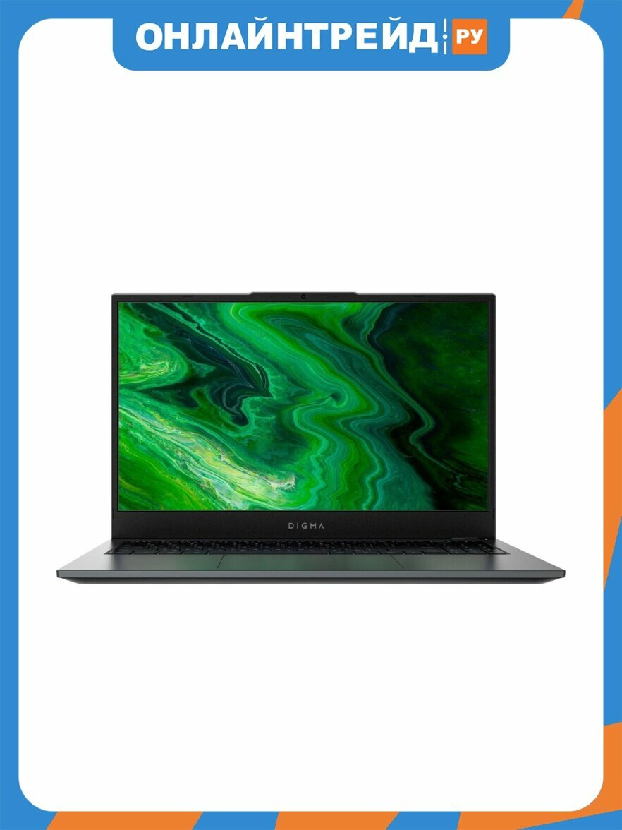 Ноутбук Digma Pro Fortis M i5-1235U(1.3ГГц), 16Гб LPDDR4x, SSD 512Гб, UHDG, 17.3" FHD IPS, Win11Pro, Grey (DN17P5-ADXW01)