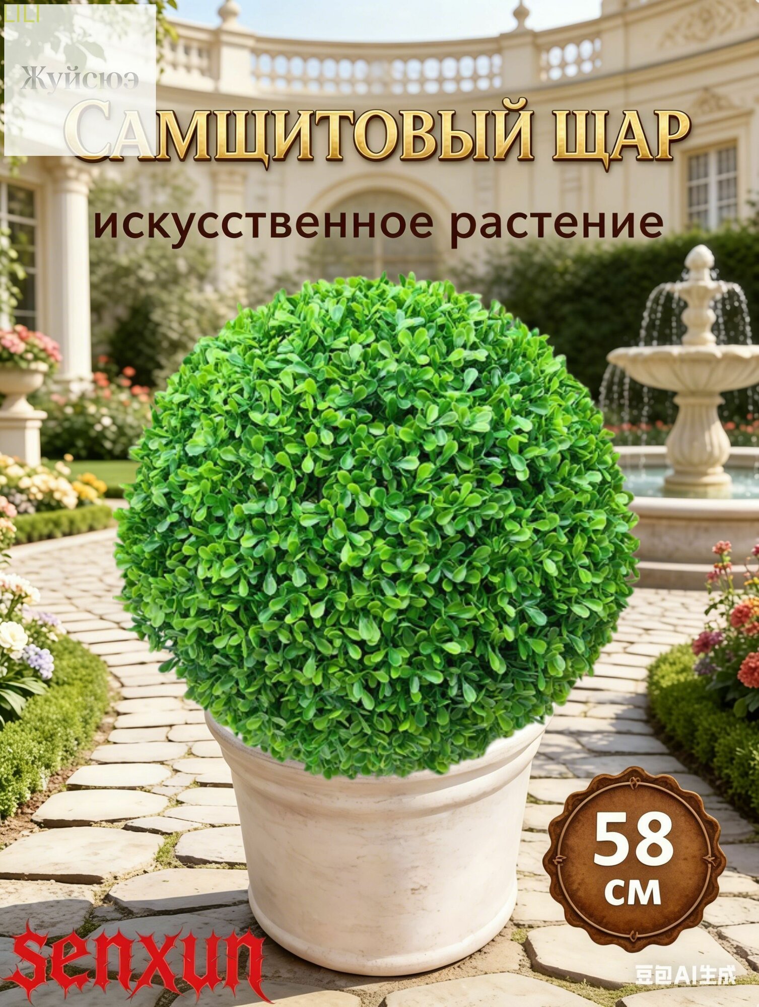 Искусственные цветы,1шт