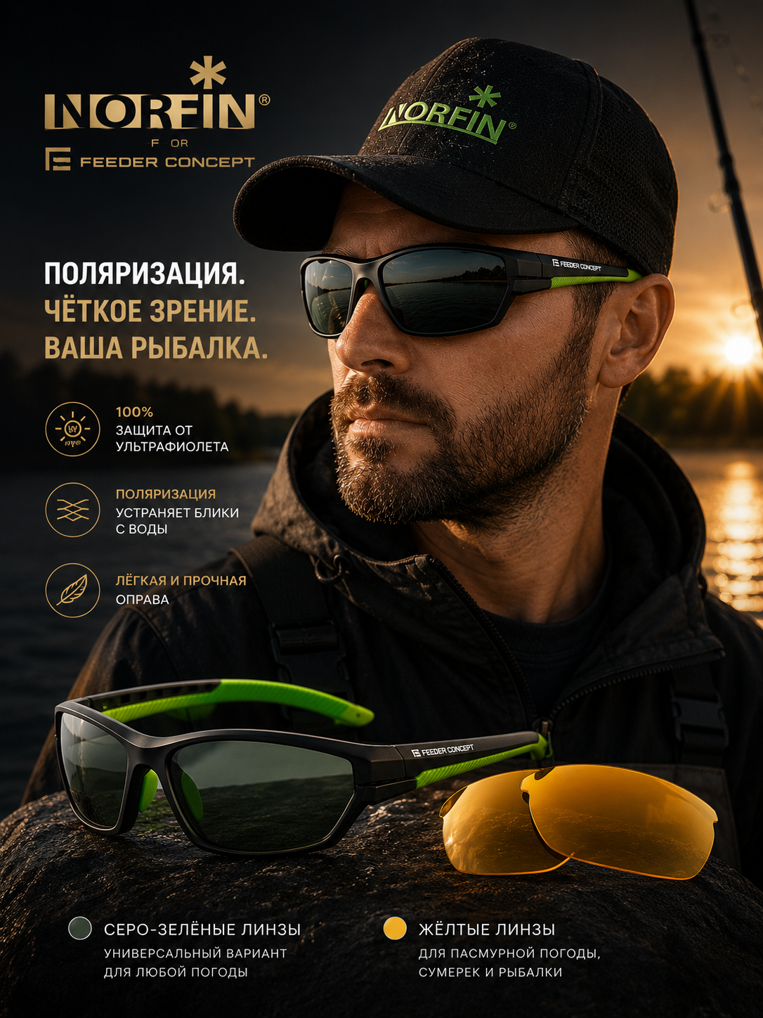 Солнцезащитные очки NORFIN