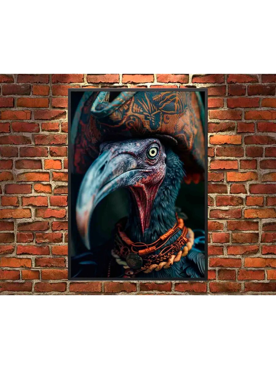 Животное-пират Ибис 2, Плакат 30x42см