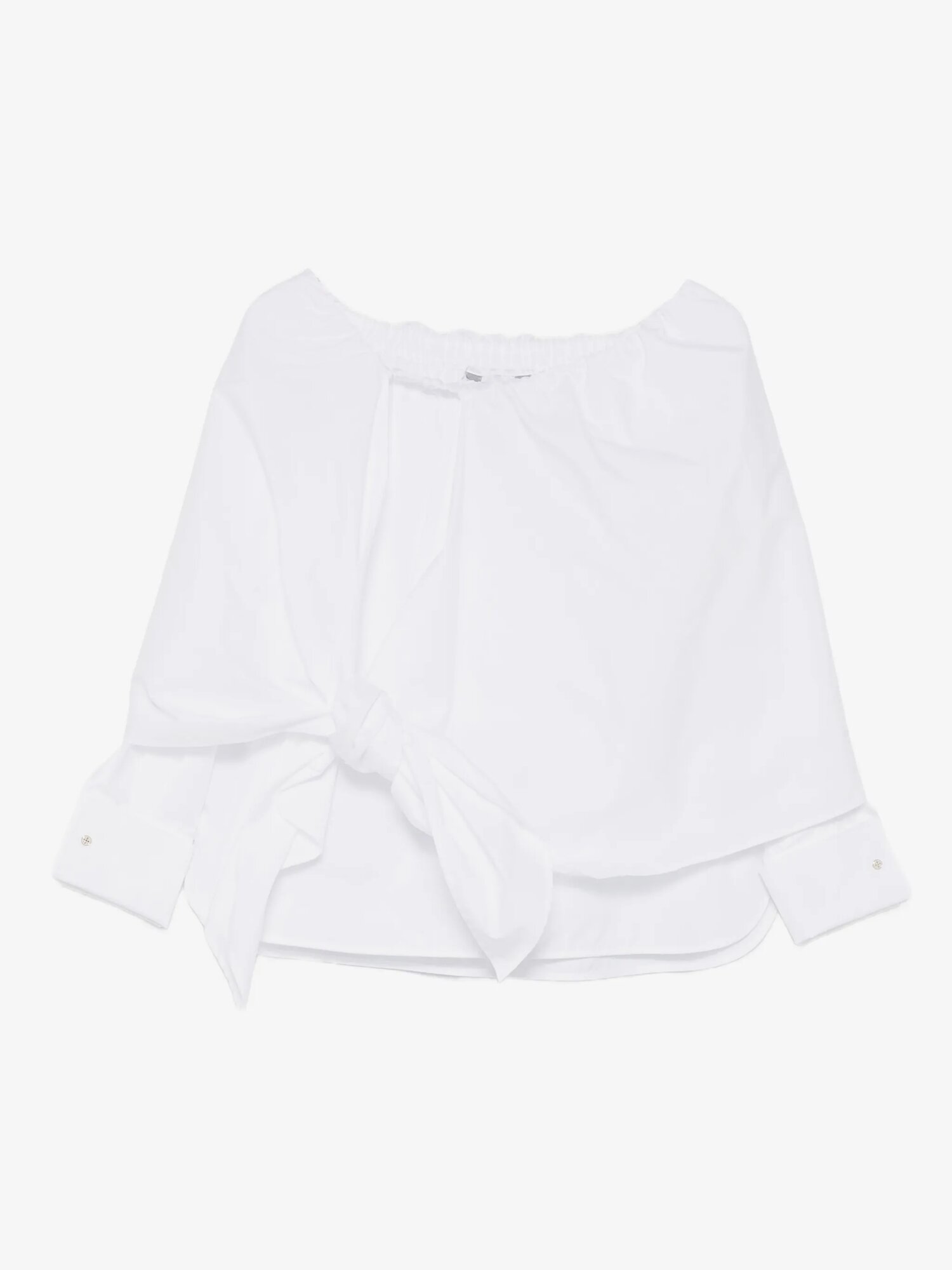 Рубашка Max Mara Curvone, размер 44, бежевый/белый