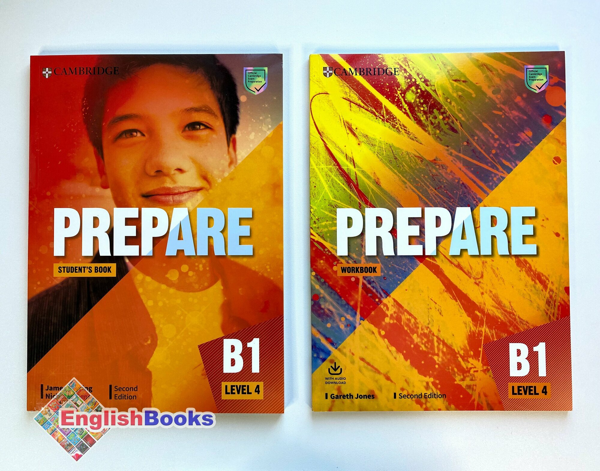 Prepare B1 level 4, Second Edition, комплект учебник(Students book), рабочая тетрадь (workbook) , CD — фото 1