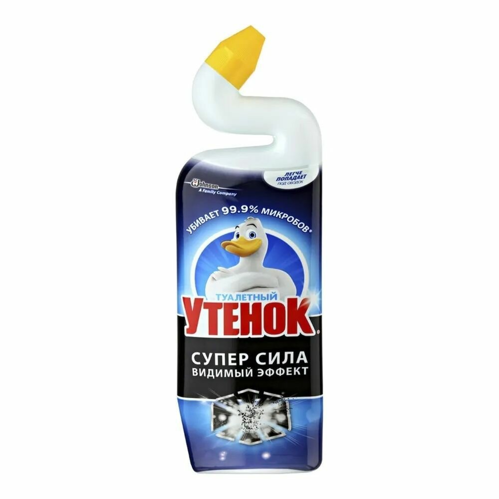Туалетный утенок Гель для унитаза Видимый эффект, суперсила, 800 мл