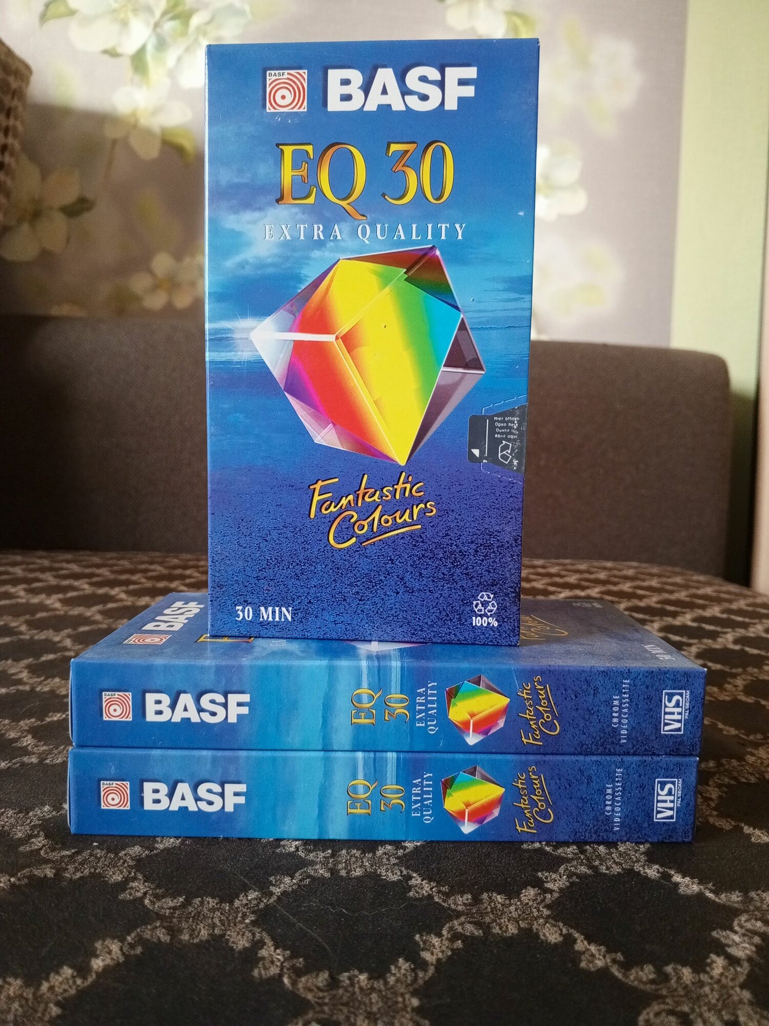 Видеокассета VHS Basf EQ30 EXTRA QUALITY (1 шт, 30 мин)
