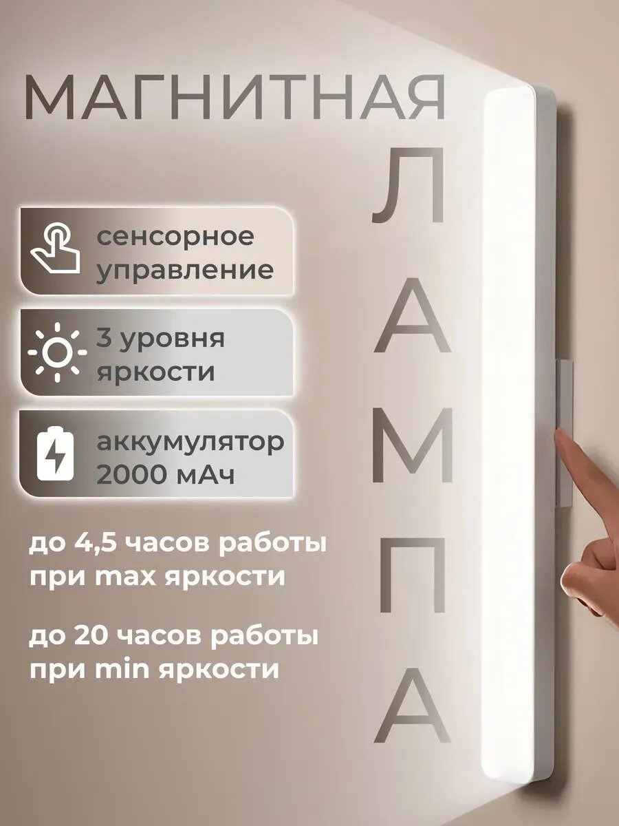 Лампа умная Mijia Magnetic Reading Lamp (9290029114), CN, белый