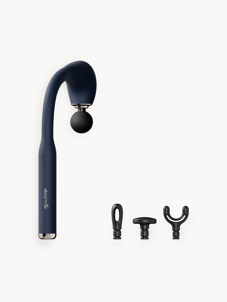 J-образный перкуссионный массажер DEERMA M103G, мини-массажер для расслабления мышц