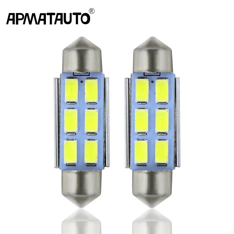 4x для VW Bora Caddy Golf III V Jetta номерная пластиная свет LED 39 мм c5w для Samsung 6-SMD Безоблок Белый и Кристально-Синий