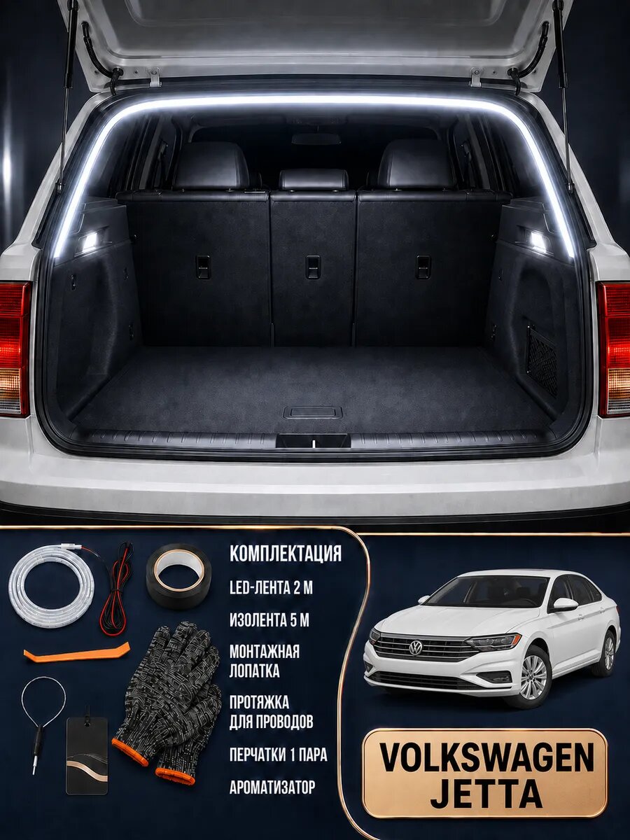 Светодиодная лента в багажник Volkswagen Jetta