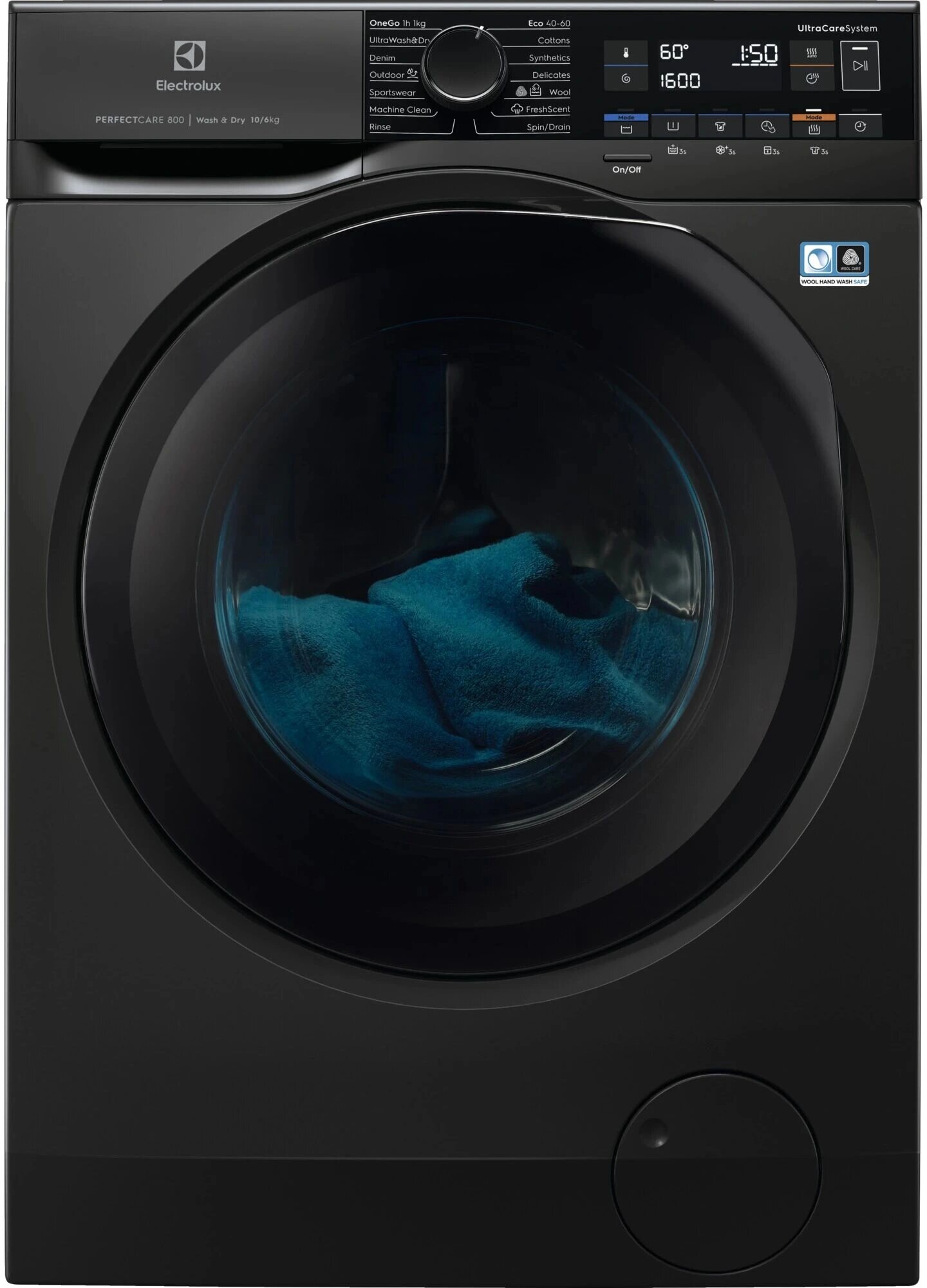 Стиральная машина Electrolux EW8W261BG пан. англ. загр. фронтальная макс:10кг (с сушкой) черный инвер