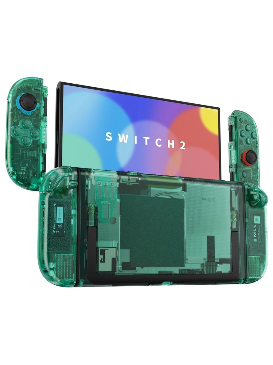 EXtremeRate Набор Замены Задней Крышки и Кнопок для Nintendo Switch 2 (Полный Комплект Корпуса)
