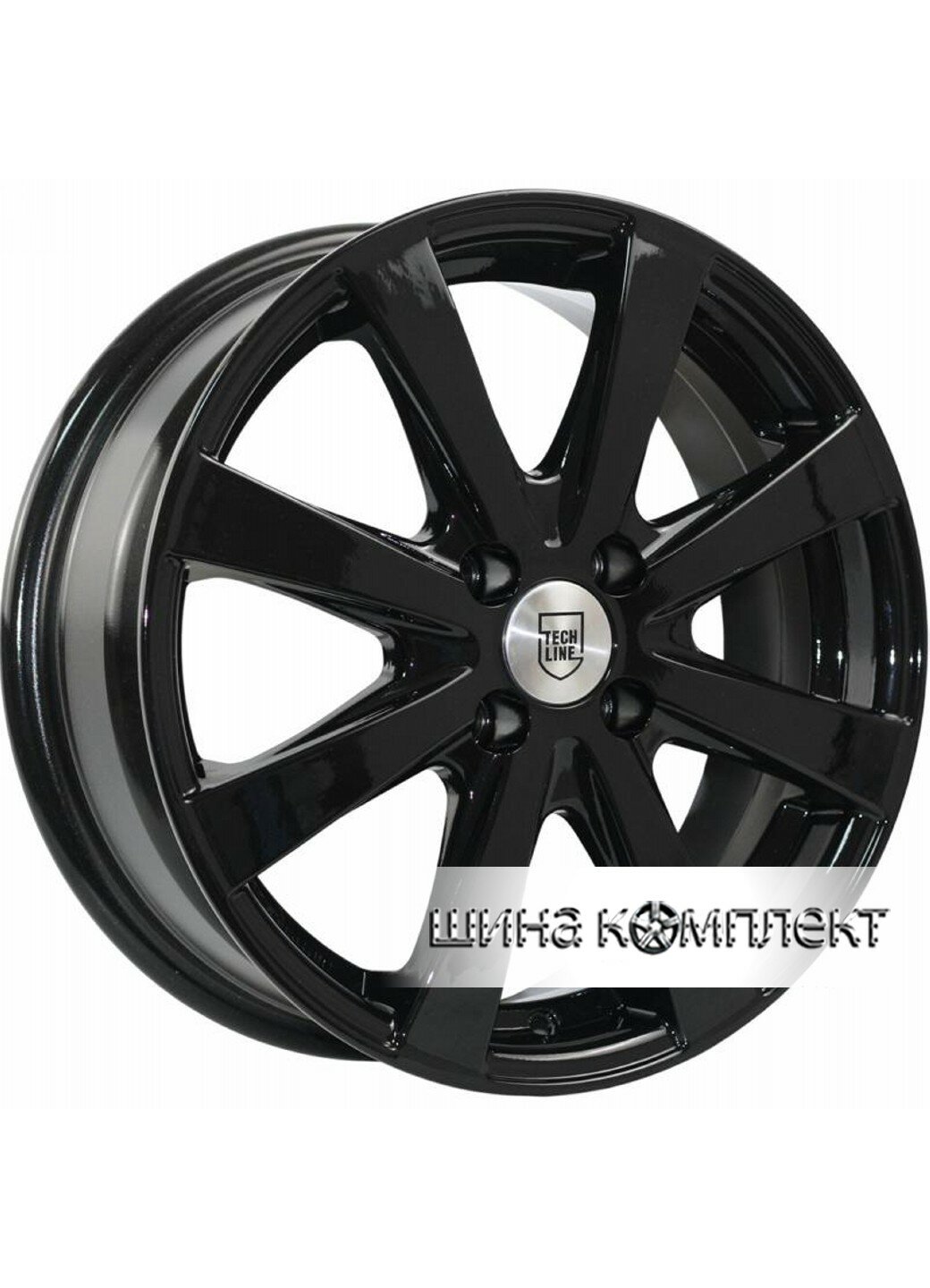 Колесный диск TechLine 634 6x16 4x100 ET37 60,1 BL литой для автомобиля