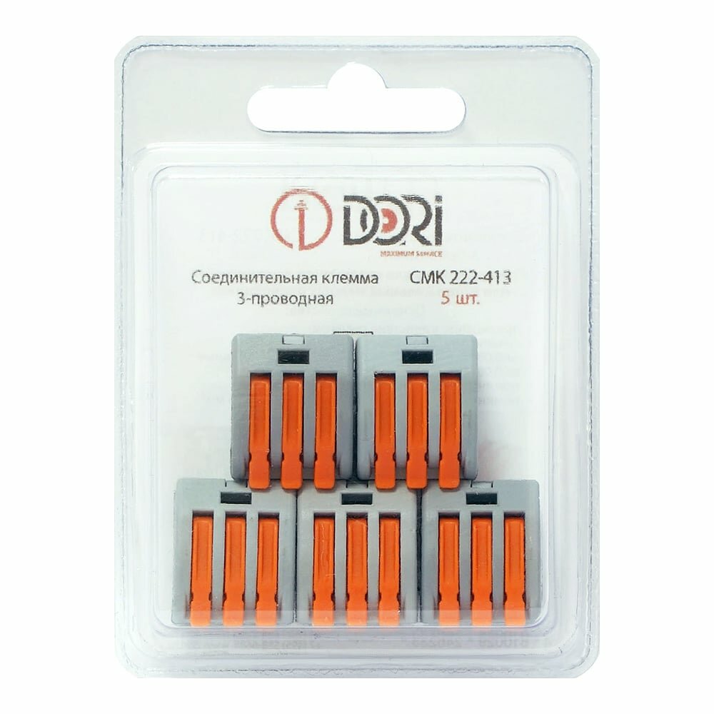 Трехпроводная соединительная клемма DORI СМК 222-413