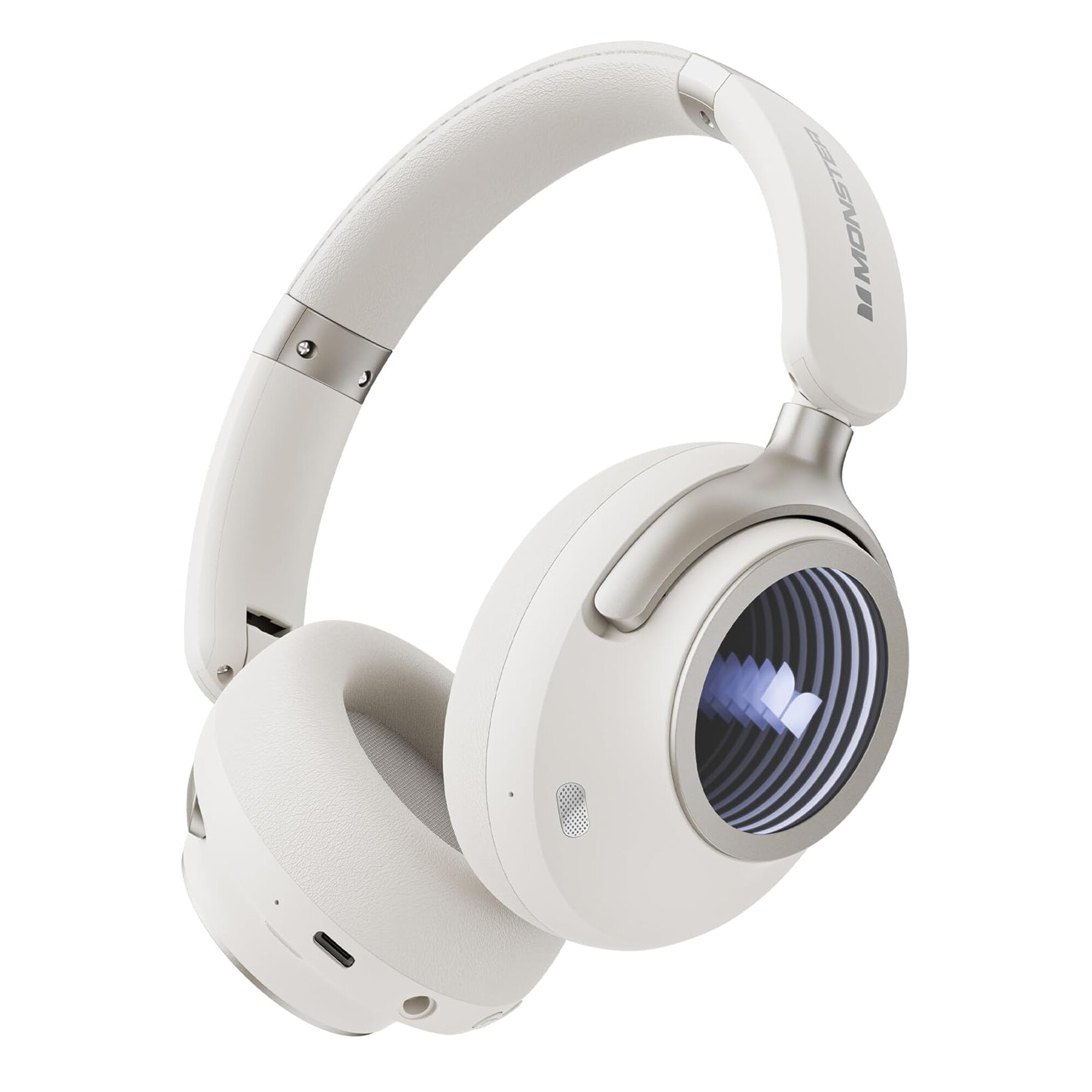 Беспроводные полноразмерные наушники Monster Persona 4th ANC (MH22251) white с шумоподавлением