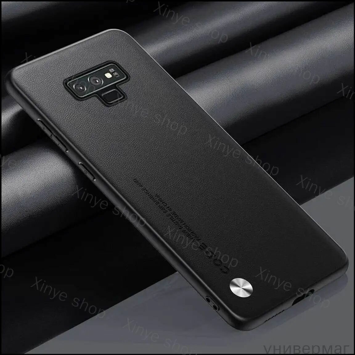 Для Samsung Galaxy Note 9 кожаная защита, чехол для телефона, полиуретановая задняя крышка--A