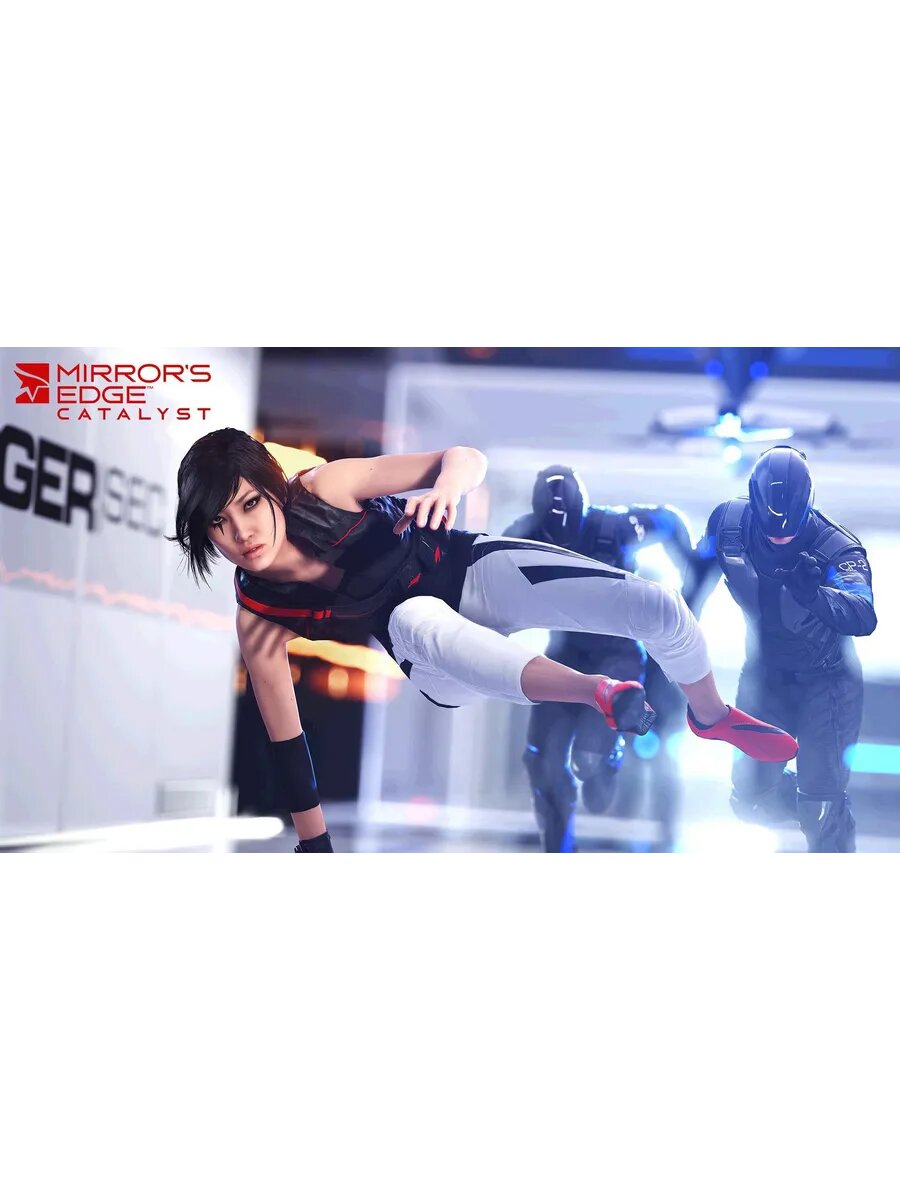 Плакат "mirrors edge catalyst faith chase, арт" А3