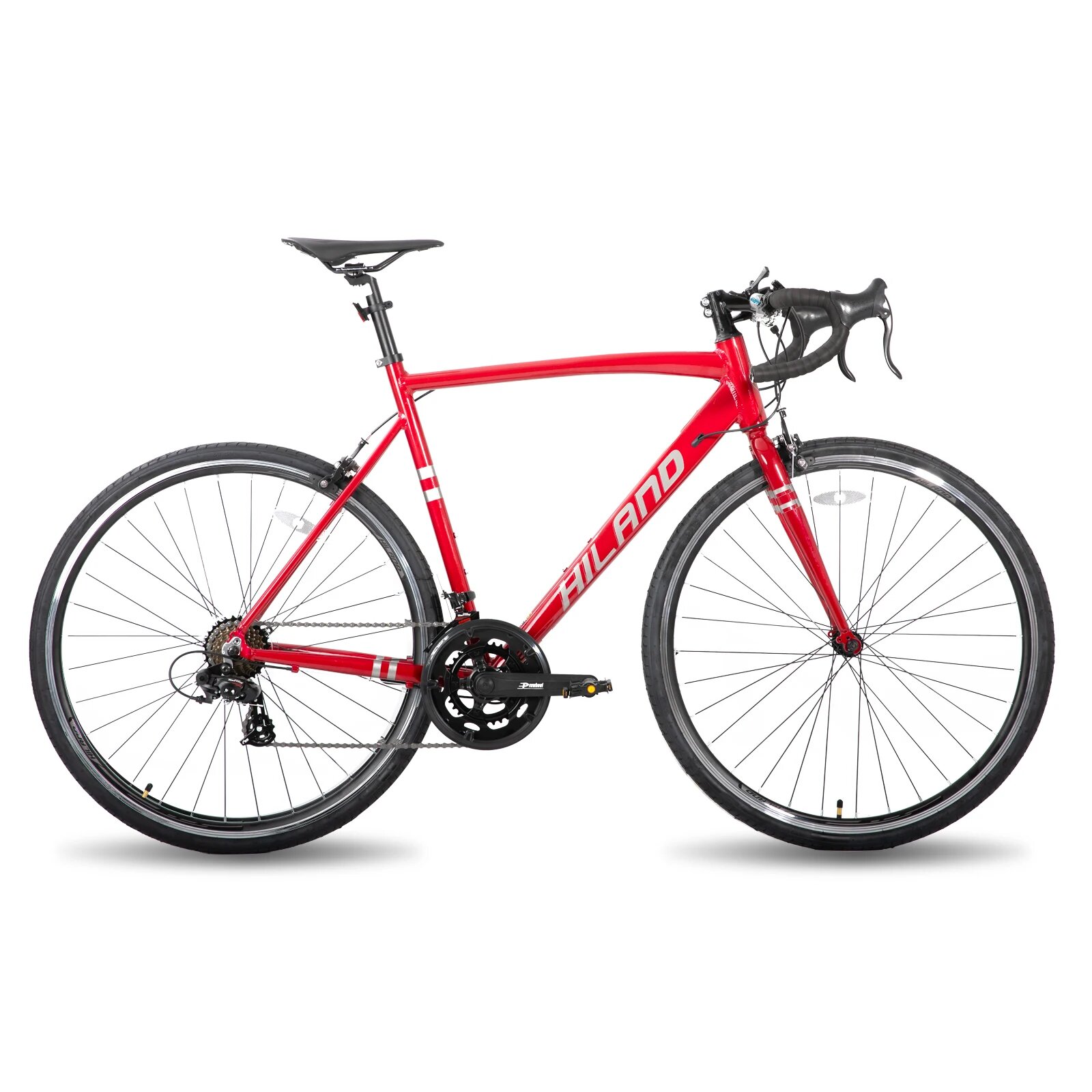 Велосипед Hiland Aluminum Road Bike, Shimano 14 скоростей, рама 53/57 см, гоночный велосипед для мужчин Mens Racing Bike