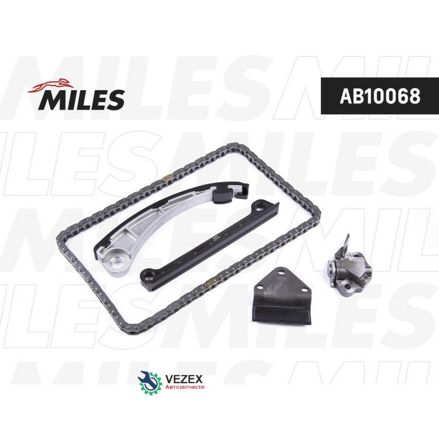 MILES AB10068 Комплект цепи ГРМ SUZUKI GRAND VITARA 2.0 05- без звездочек (FEBI 108889) AB10068