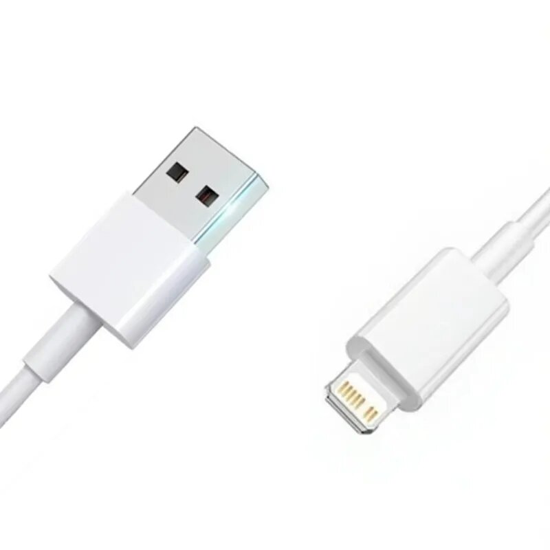 Кабель USB для зарядки Apple iPhone 14, 13, 12, 11 Pro Max, X, XS, XR, 6, 6S, 7, 8 Plus, 0,25 млн.