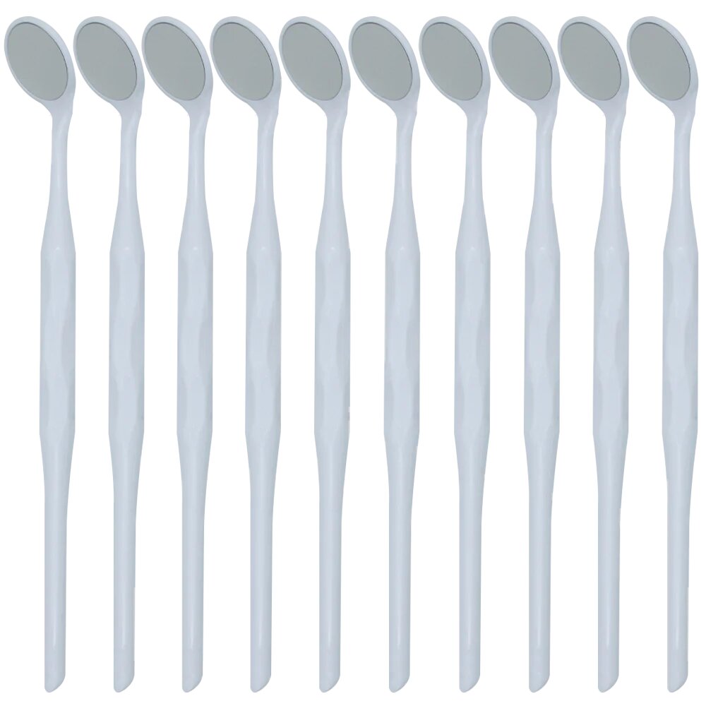 Двусторонние стоматологические зеркала AG, 10 шт. White-10Pcs