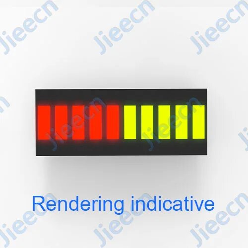 Светодиодный дисплей Jieecn 2010/2510 5Red 5Y-Green, 50PCS
