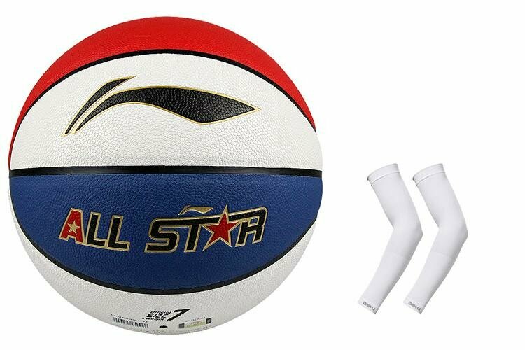 **Баскетбольный мяч унисекс Li Ning CBA All Star Pu, размер 7, тренировочный 1138428219**