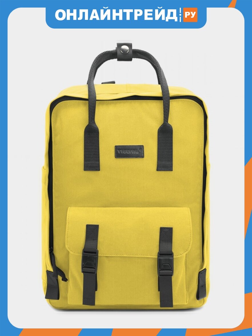 Рюкзак Tigernu T-B9016, желтый, 14"