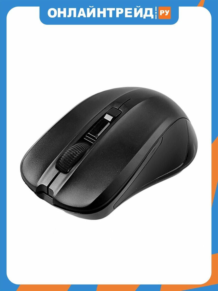 Мышь Acer OMR010 оптическая беспроводная USB черный (1368628)
