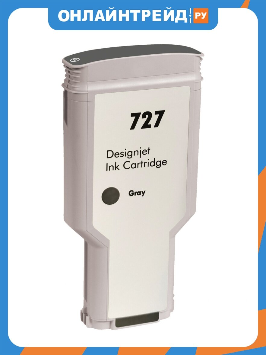 Струйный картридж NV Print 727 (NV-B3P24A) Gray для HP DesignJet T920/T930/T1500/T1530/T2500/T2530 (130 мл)