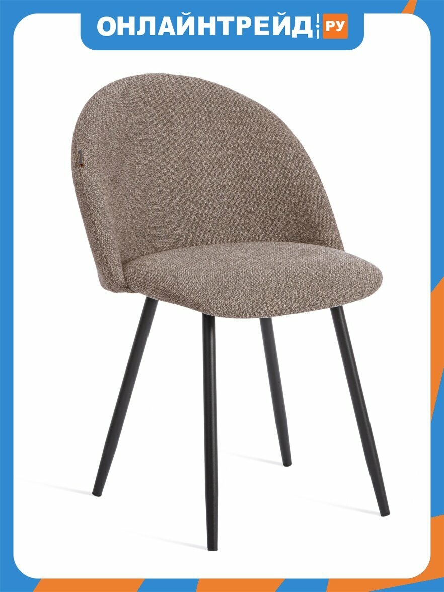Стул обеденный Tetchair Мелоди/Melody (4шт. в упаковке) велюр/букле (HYP), бежевый