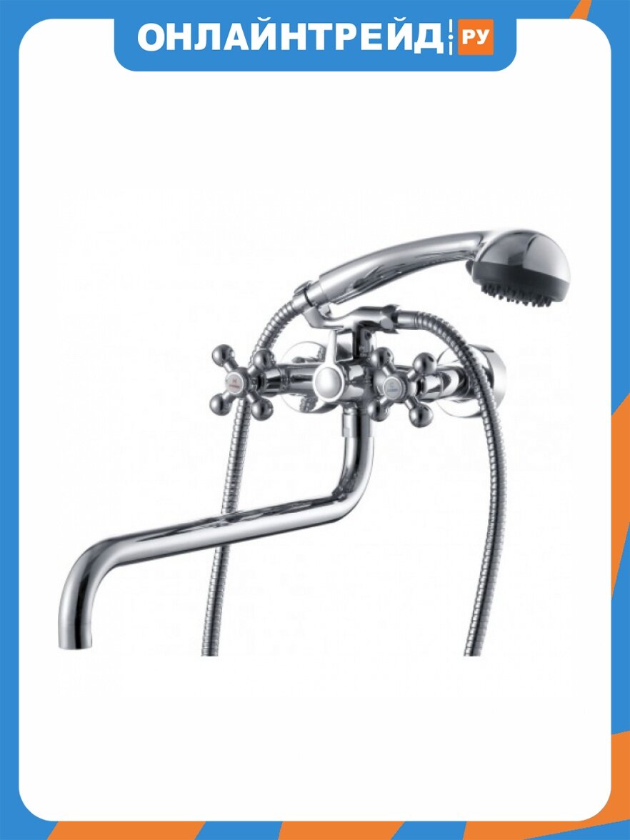 Смеситель Kaiser® Kaiser Carlson Lux 11155, ванна, крест (картридж)